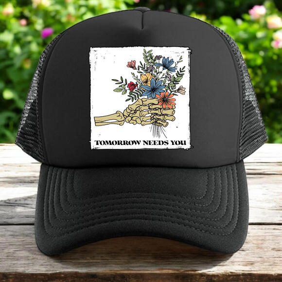 Accessories | Mental Health Trucker Hat Womens Os Black Snapback Unisex ...